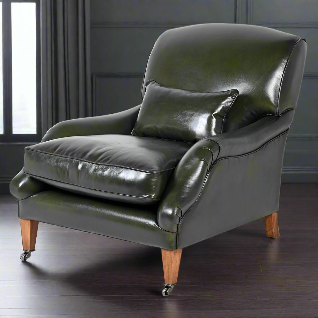 Club Chair Black Leather I Deep Seated I Cushioned I Leather Decorexi – Decorexi A World of ...