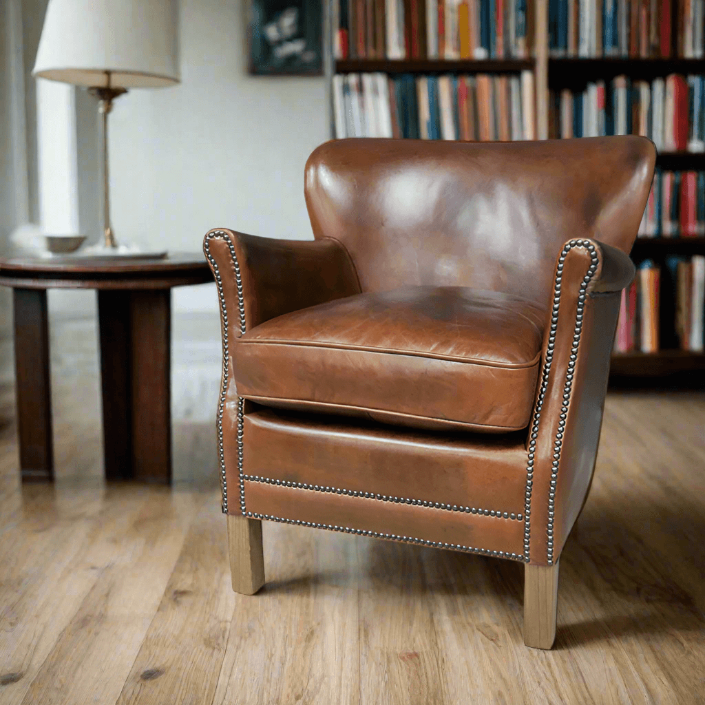 Classic Leather Chair | Brown Leather | Lounge Chair | CTraditional ...