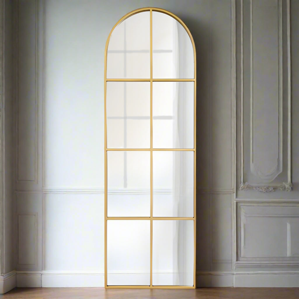 Narrow Window Mirror I Gilt Framed Window Mirror I Interior Decorexi ...
