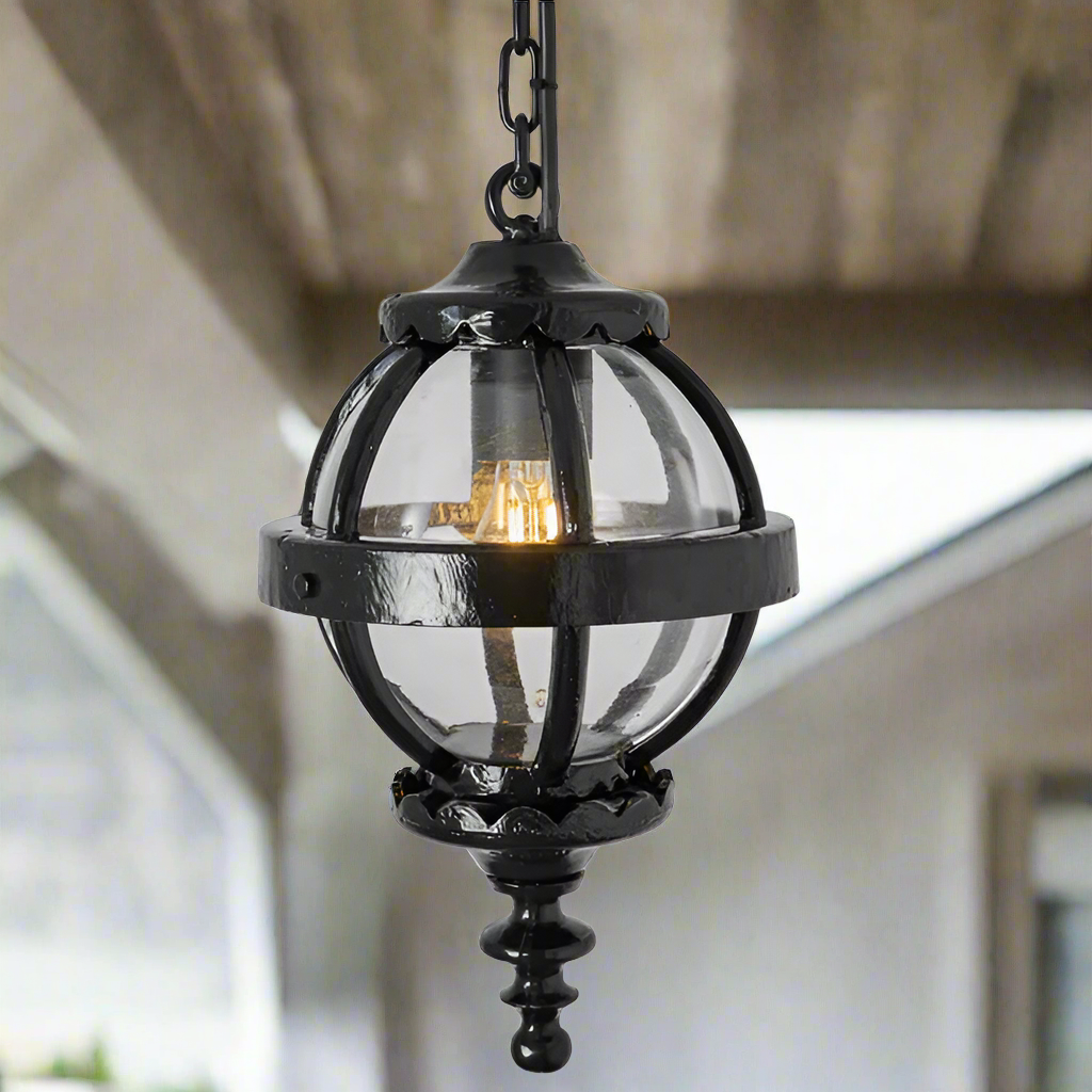 Cast Iron Victorian Globe Outdoor Light - cast iron outdoor light ...
