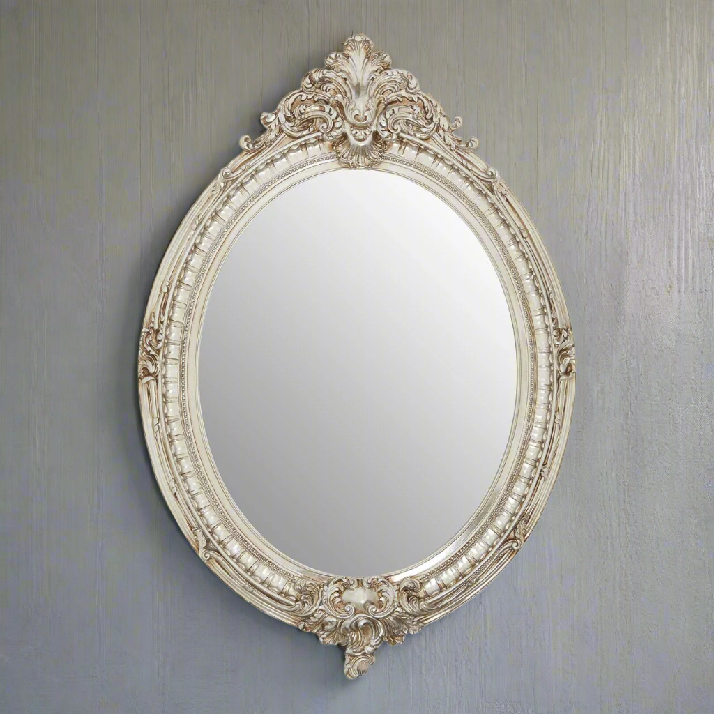 Ornate Oval Mirror ILarge Decorative Frame I Vintage Design I Decorexi Decorexi A World of Interiors