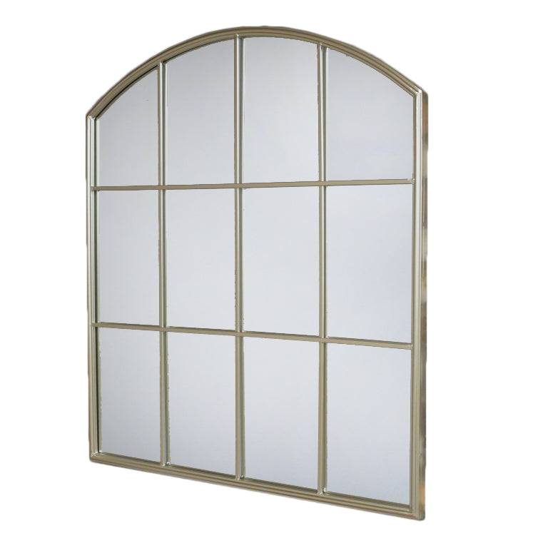 Gold Window Mirror I Arched IMetal I Garden Mirror I Chiswick Decorexi ...
