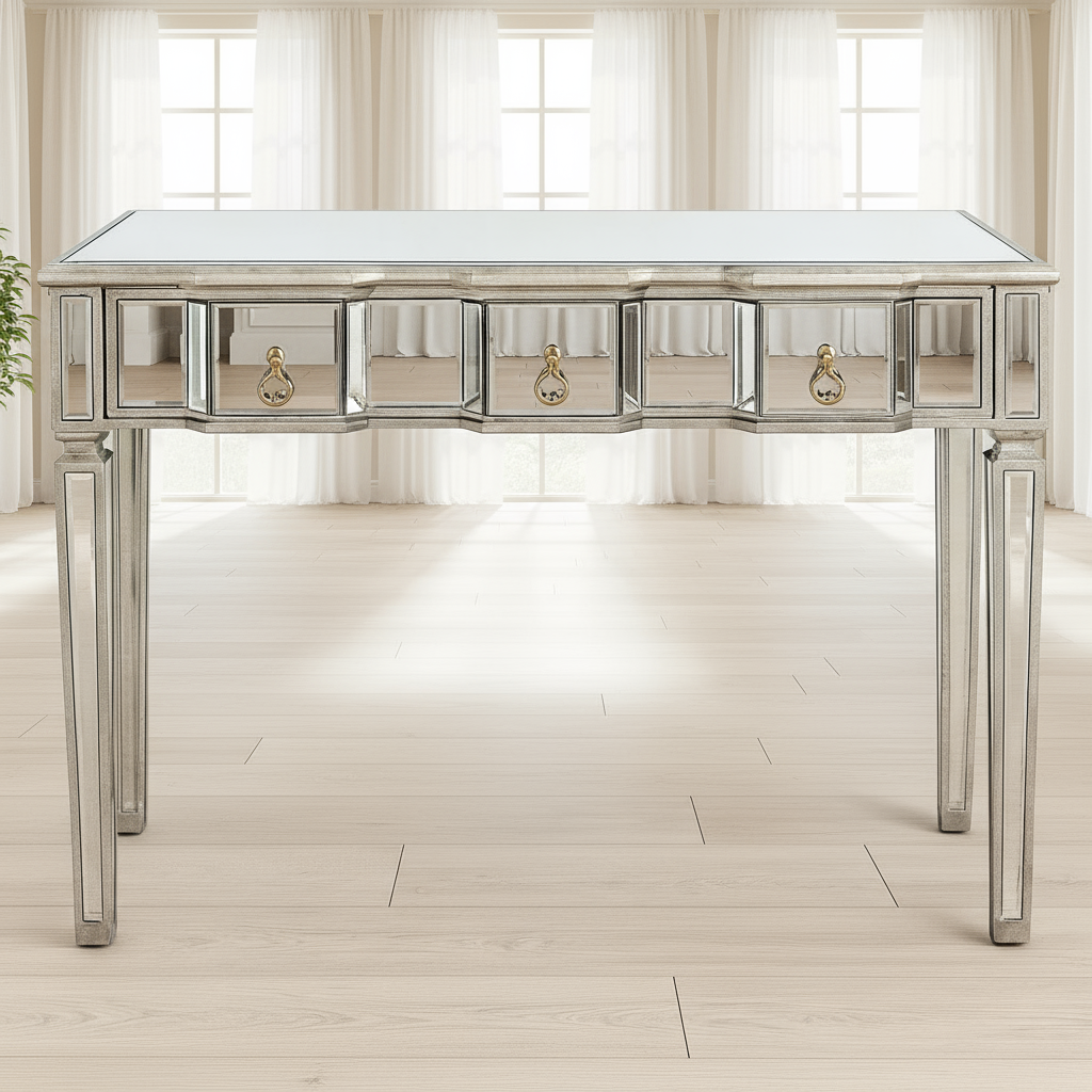 Mirrored Three Drawer Table I Ex-Display I Clearance I Decorexi – Decorexi A World of Interiors