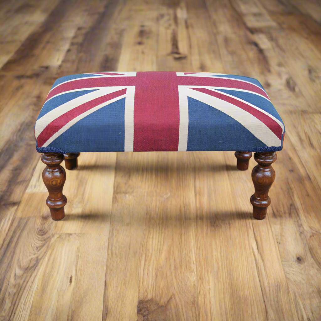 Union Jack Footstool – Decorexi A World of Interiors