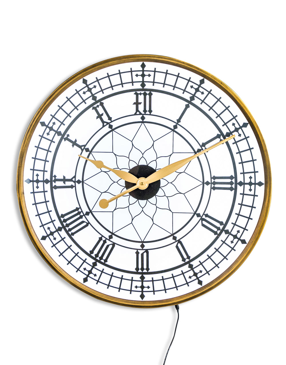 Lit Clock - Gold - 60 cm – Decorexi A World of Interiors
