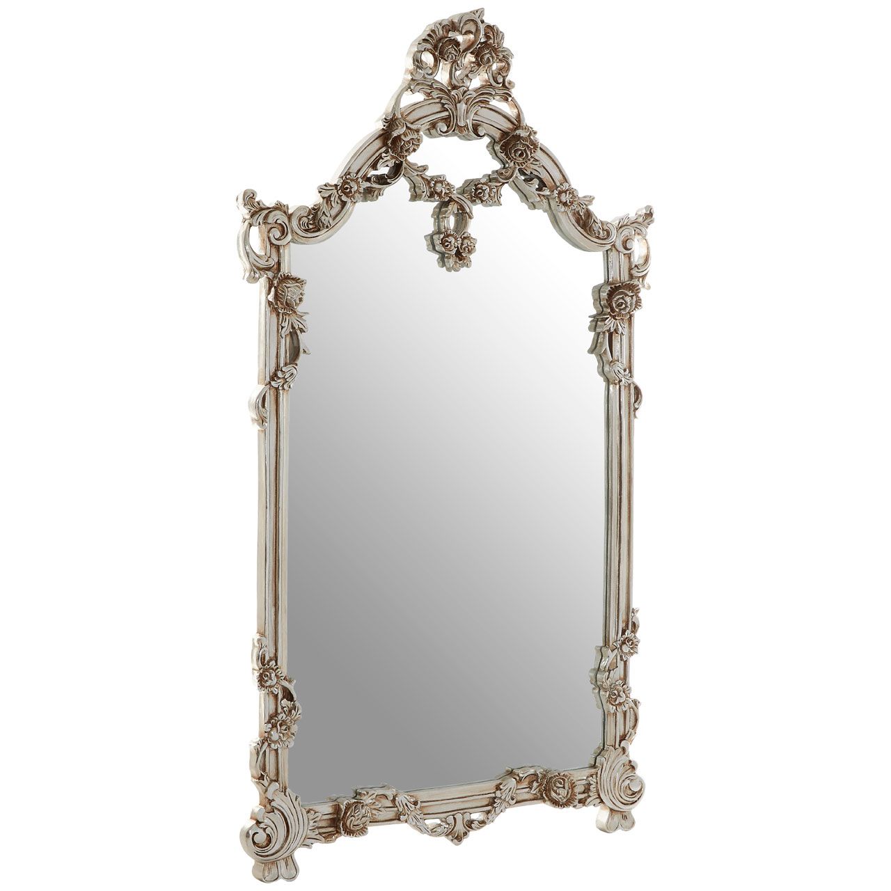 Ornate Silver Rectangular Mirror 158cm x 89cm – Decorexi A World of ...